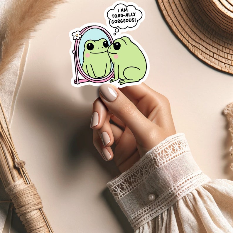 I Am Toadally GORGEOUS PNG SVG, Frog Png, Frog Clipart, Designs for ...