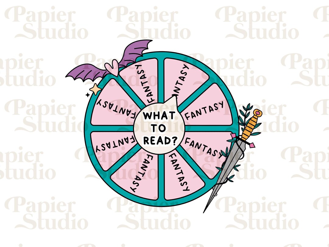 FANTASY Bookish PNG SVG, Bookish Png, Bookish Clipart, Designs for ...