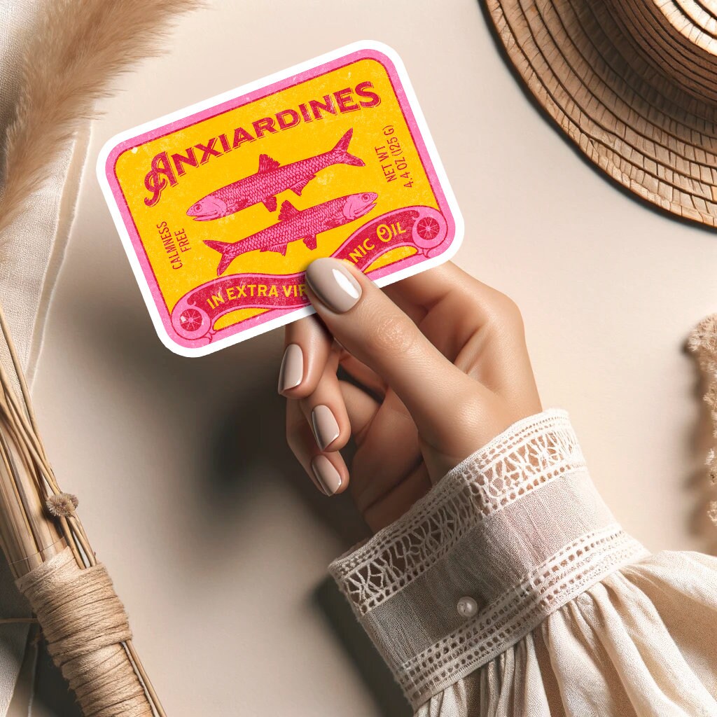 Anxiardines PNG, Anxiety Design for T-shirts, Stickers, Bags and Mugs ...