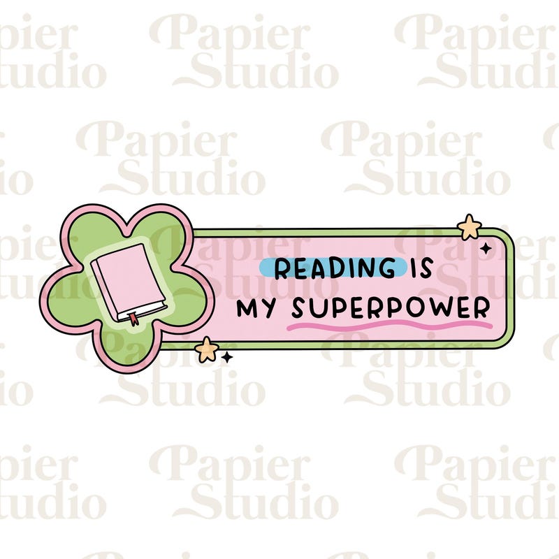 Reading is My Superpower - Etsy