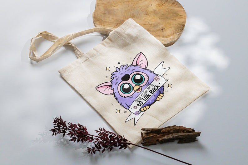 Furby Taught Me to Talk Back PNG SVG, Y2k Aesthetic, Designs for ...