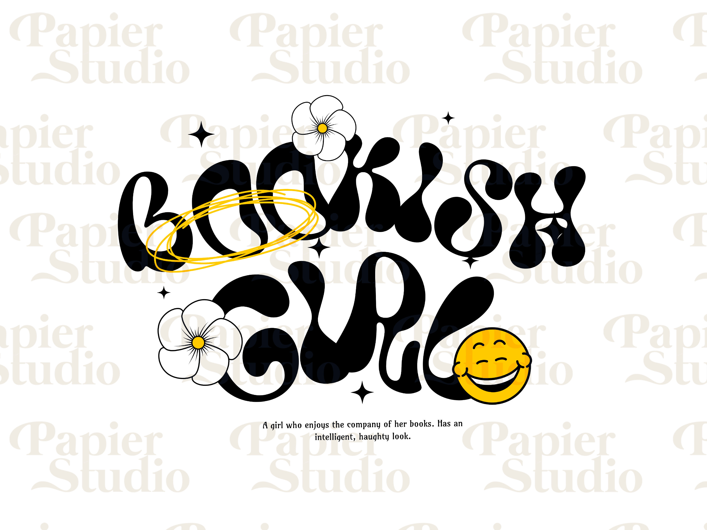 Bookish Girl SVG PNG, Cute Bookish Design for T-shirts, Stickers, Bags ...