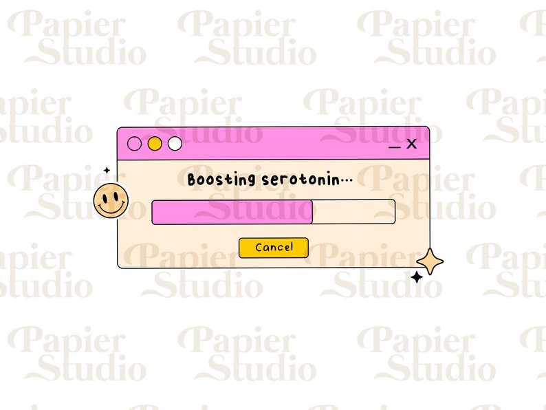 Boosting Serotonin PNG SVG, Mental Health, Designs for Stickers, Tote ...