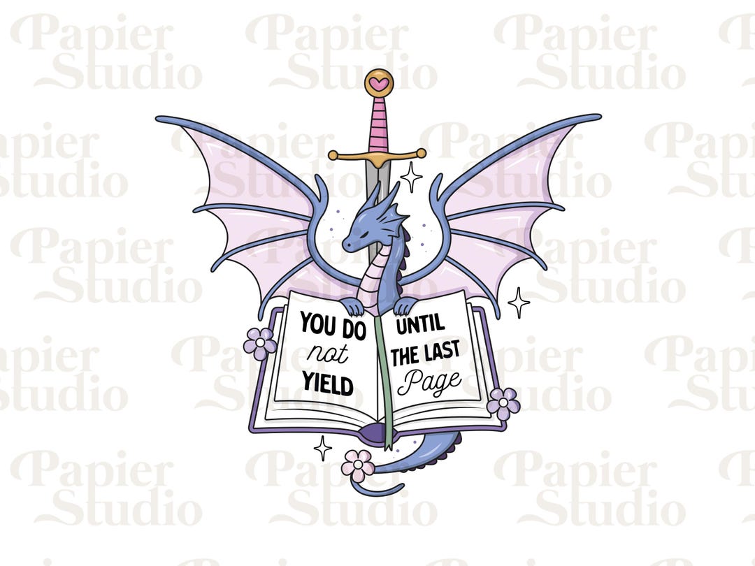 You Do Not Yield FANTASY PNG SVG, Trendy Bookish Clipart, Cute Fantasy ...