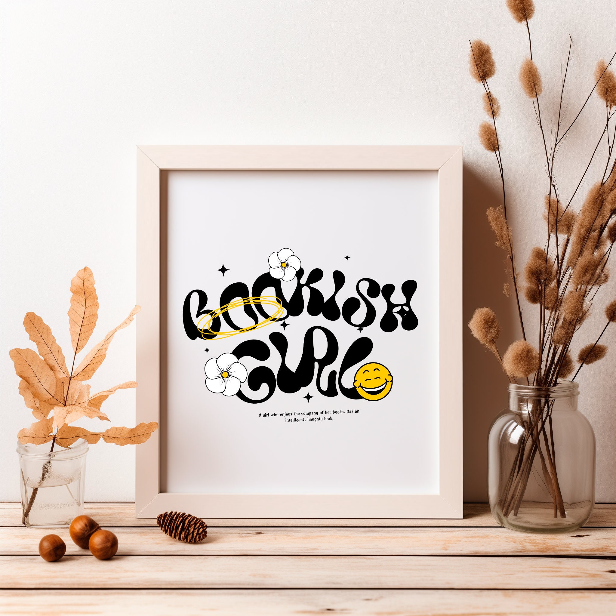 Bookish Girl SVG PNG, Cute Bookish Design for T-shirts, Stickers, Bags ...