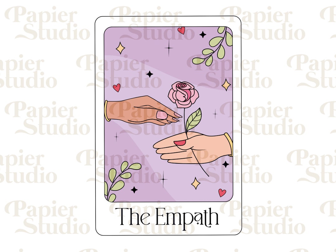 The Empath PNG SVG, Design for Tarotcard, Stickers, Libbey Cup, Tote Bags, Psychic, Cute Sticker ...