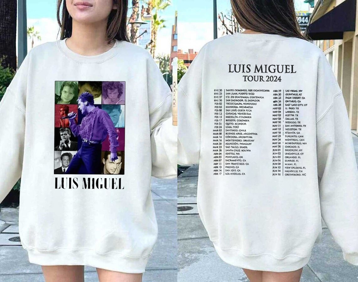 Luis Miguel Tour 2024 Merch, Luis Miguel Tour 2024 Shirt sold by ...