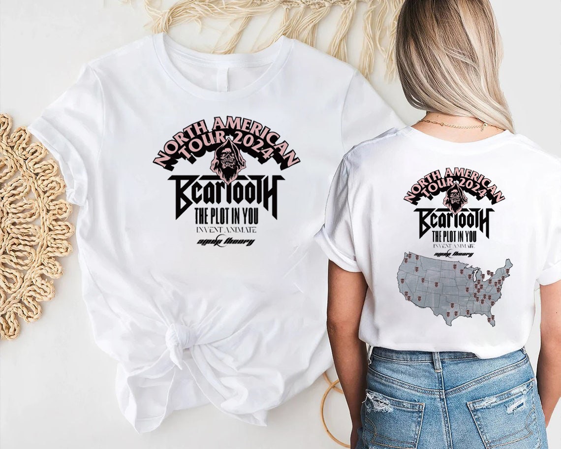 Beartooth Shirt With The Plot In You Tour 2024 sold by Painstaking ...