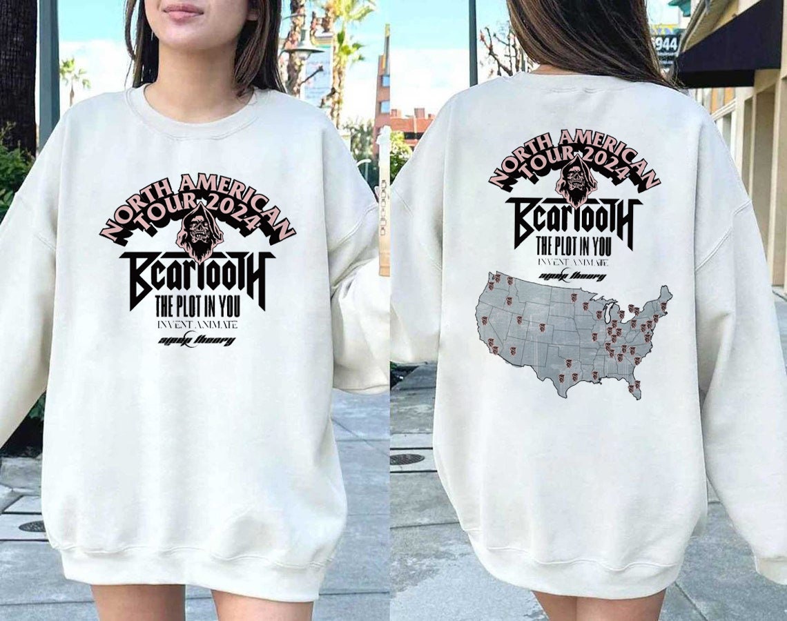 Beartooth Shirt With The Plot In You Tour 2024 sold by Painstaking ...