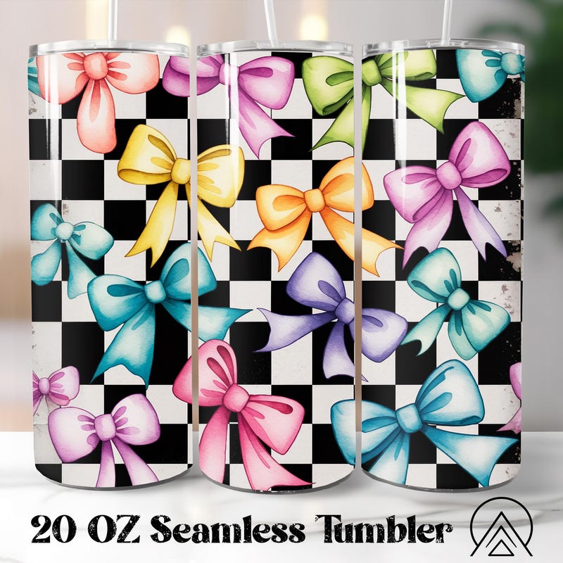 Tumbler Bow Patterns - Etsy