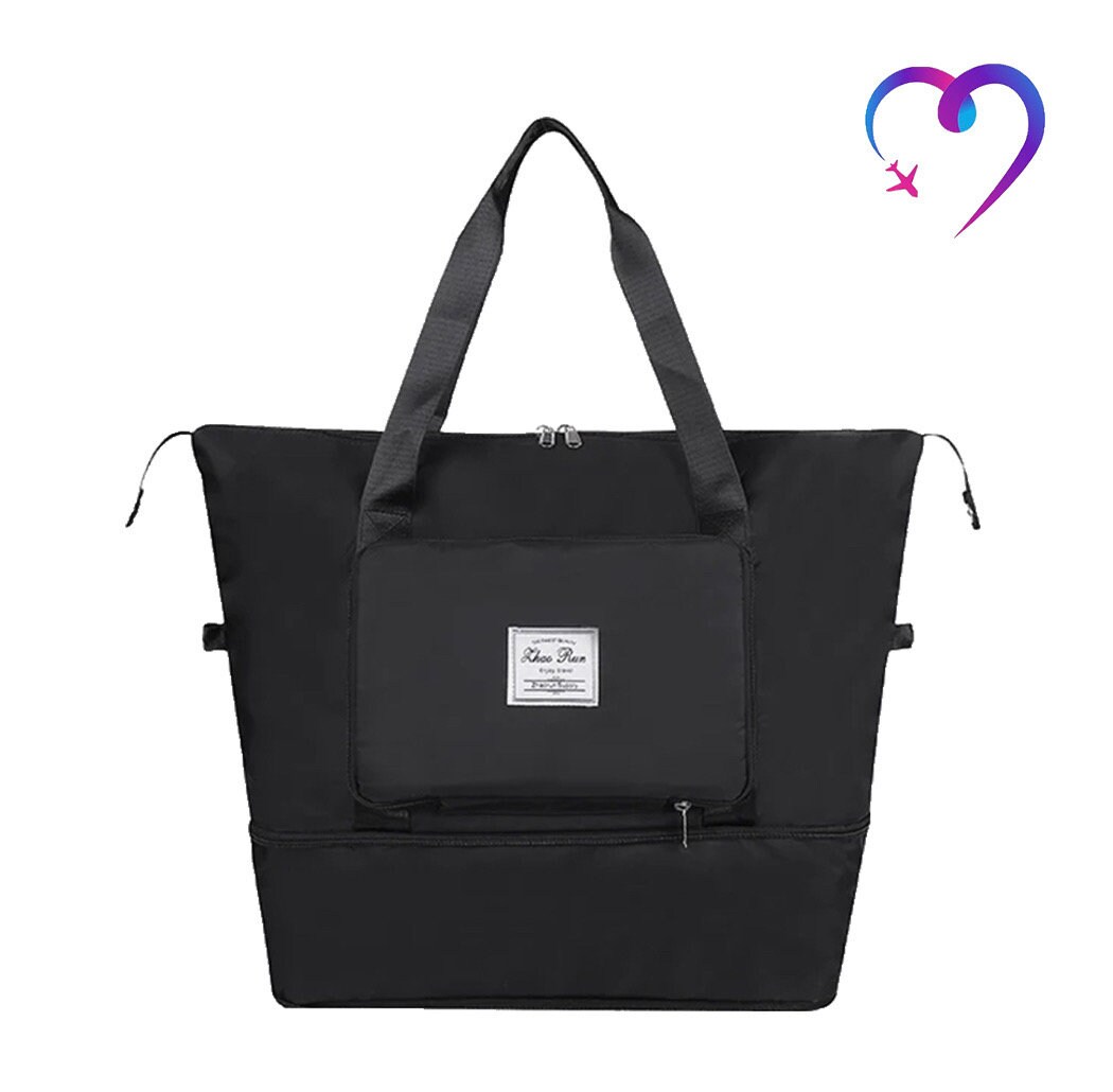 Foldable Travel Tote Bag, Weekender Overnight Carry on Bag for Women ...