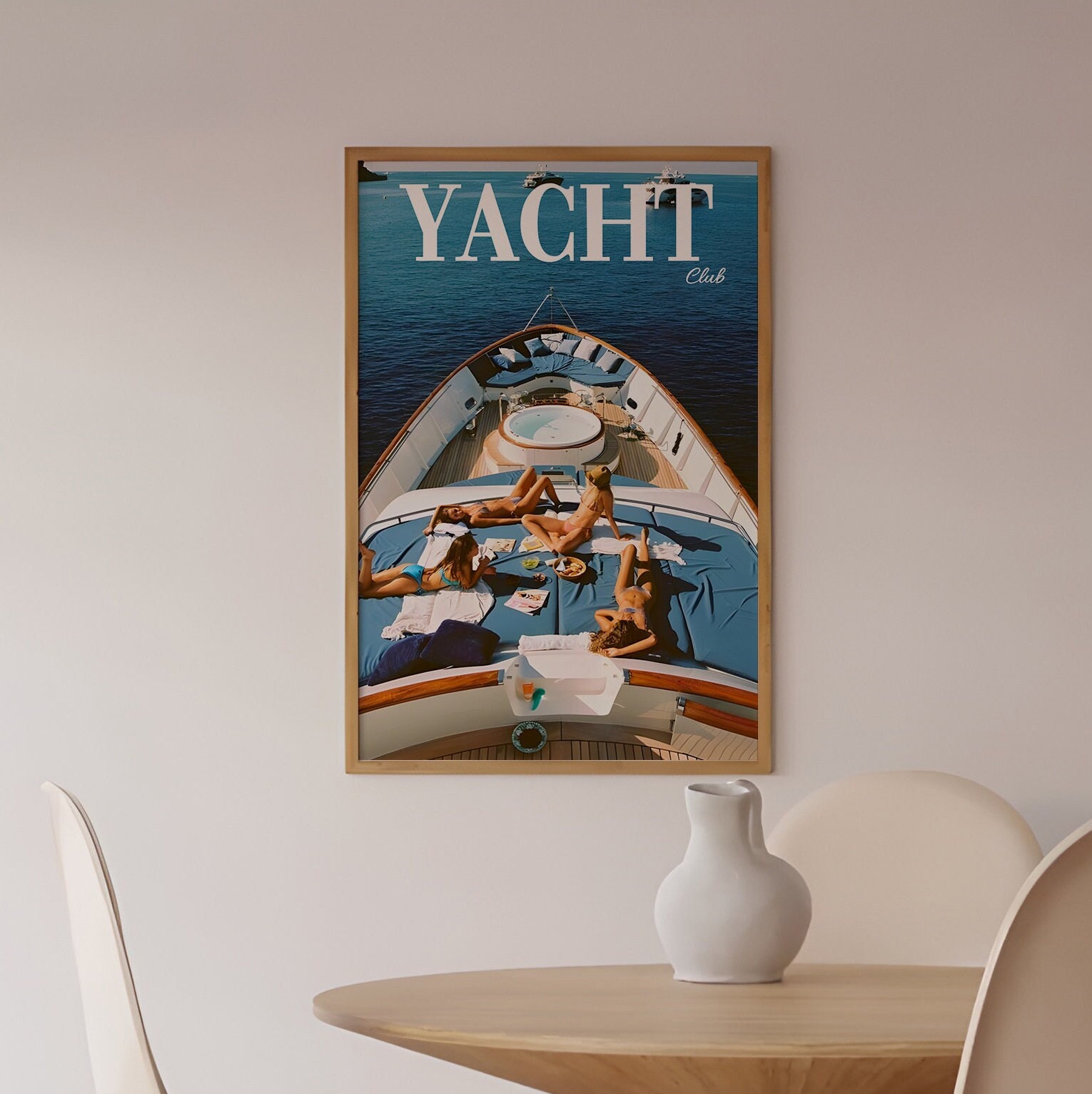 Magazine Retro Poster, 70s Retro Print, Black Wall Art, High Heels ...