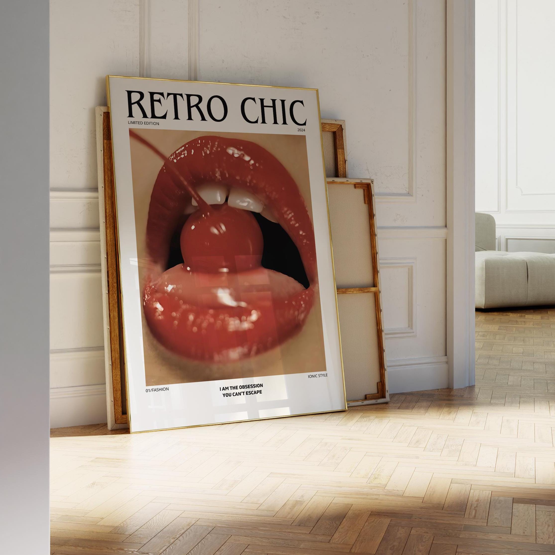 Magazine Retro Poster,high Heels Poster,psychedelic Art,vogue Print ...