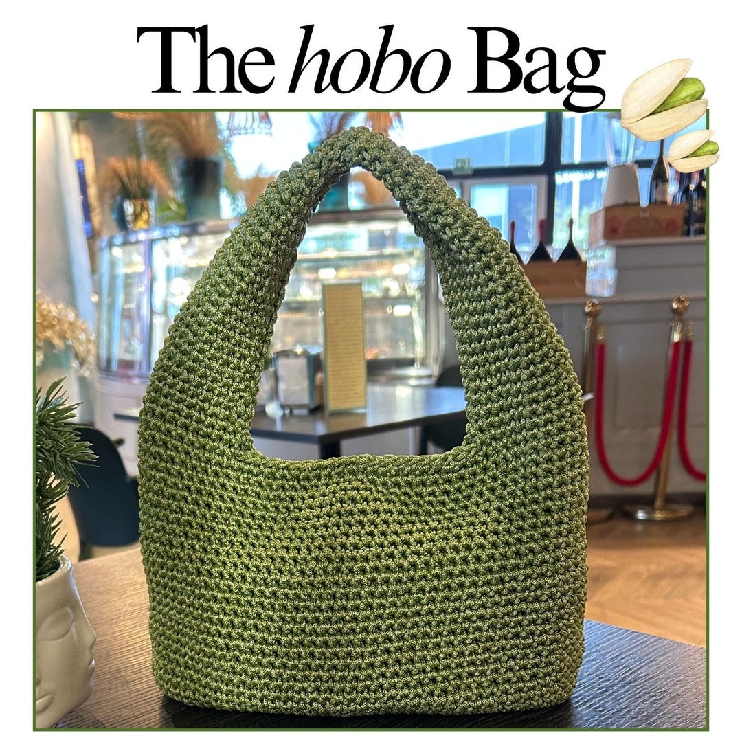Crochet Hobo Bag Pattern, Covered Frame Bag, Crochet Pattern Bag, PDF ...