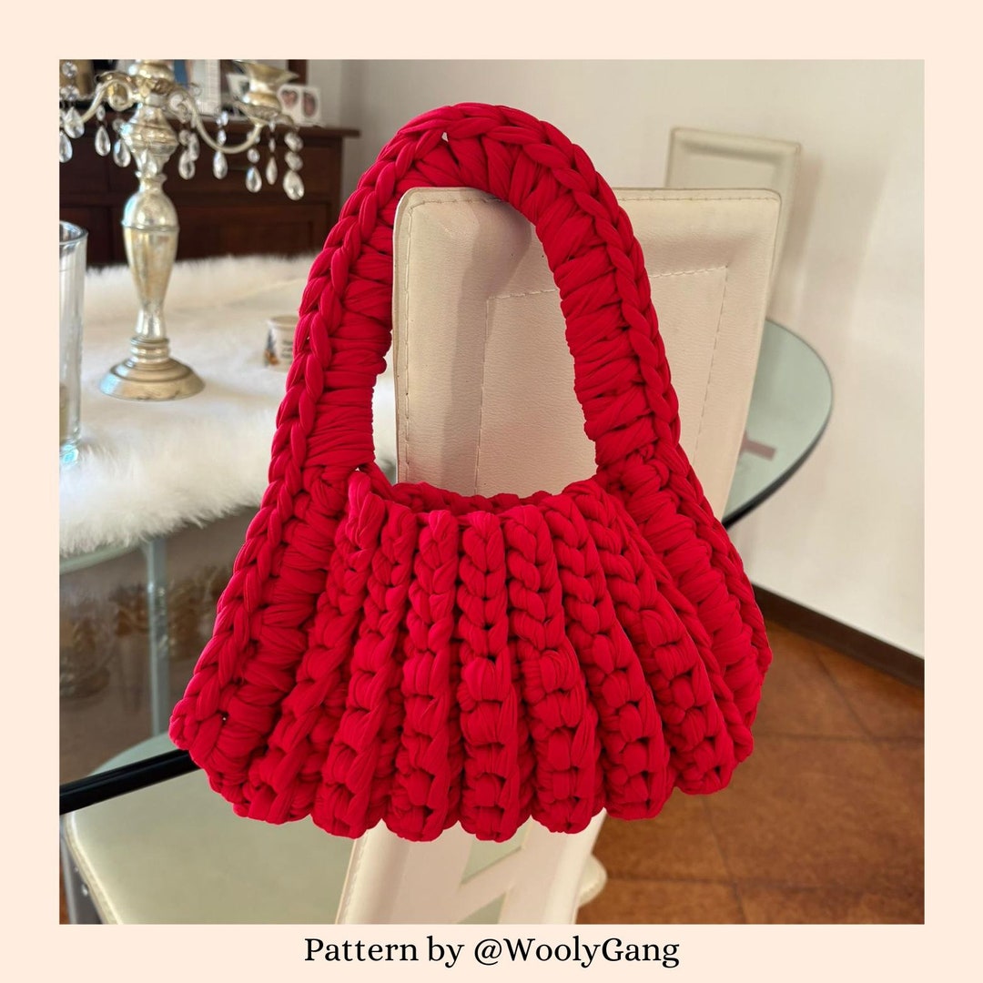 Snap Bag Pattern, Covered Frame Bag, Crochet Pattern Bag, PDF Download ...