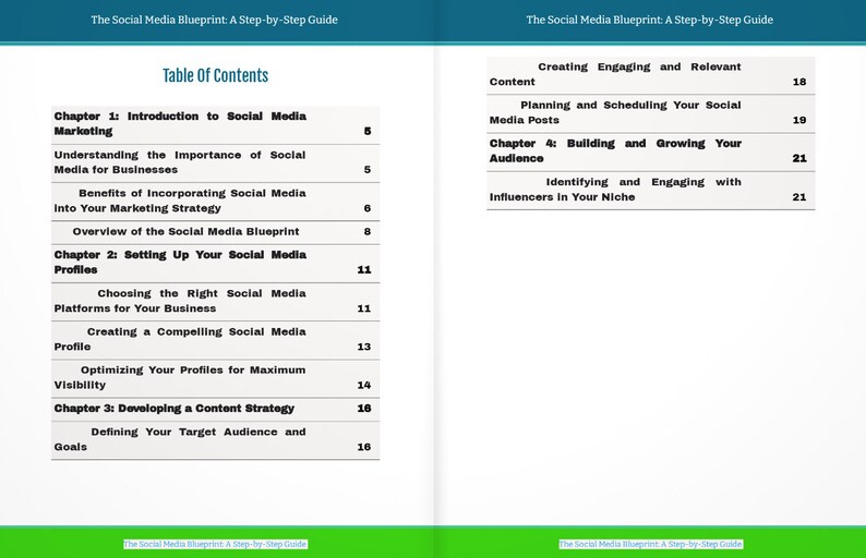 The Social Media Blueprint : Your Guide to Marketing Success - Etsy