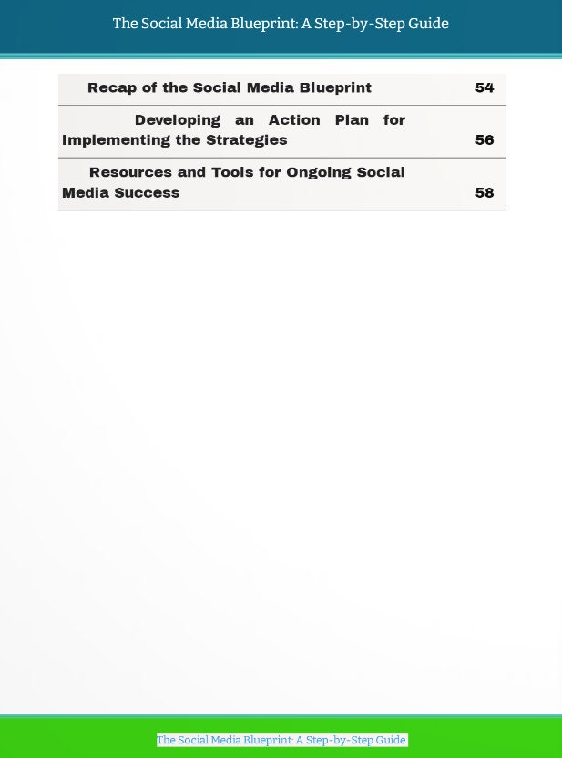 The Social Media Blueprint : Your Guide to Marketing Success - Etsy