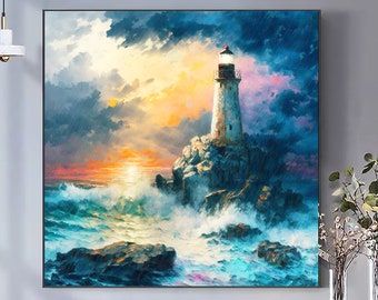 Original Flower Oil Painting on Canvas Large Wall Art - Etsy