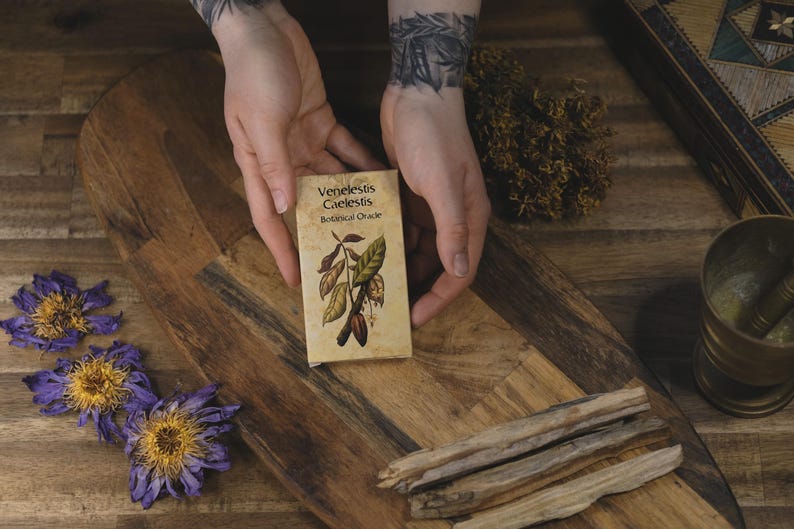 Venelestis Caelestis Oracle Deck • Botanical & Natural Oracle, Personal ...