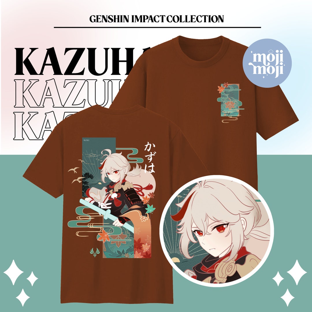 Buy Genshin Impact Kazuha Shirt, Genshin Kazuha T-shirt, Genshin Merch ...