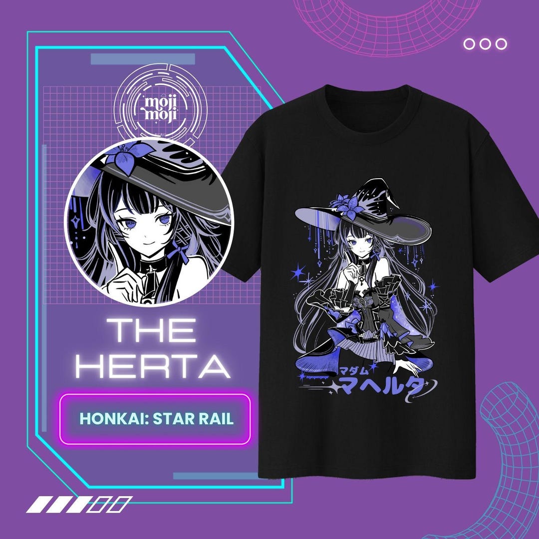 The Herta Honkai Star Rail Shirt Honkai: Star Rail T-shirt Herta Merch ...