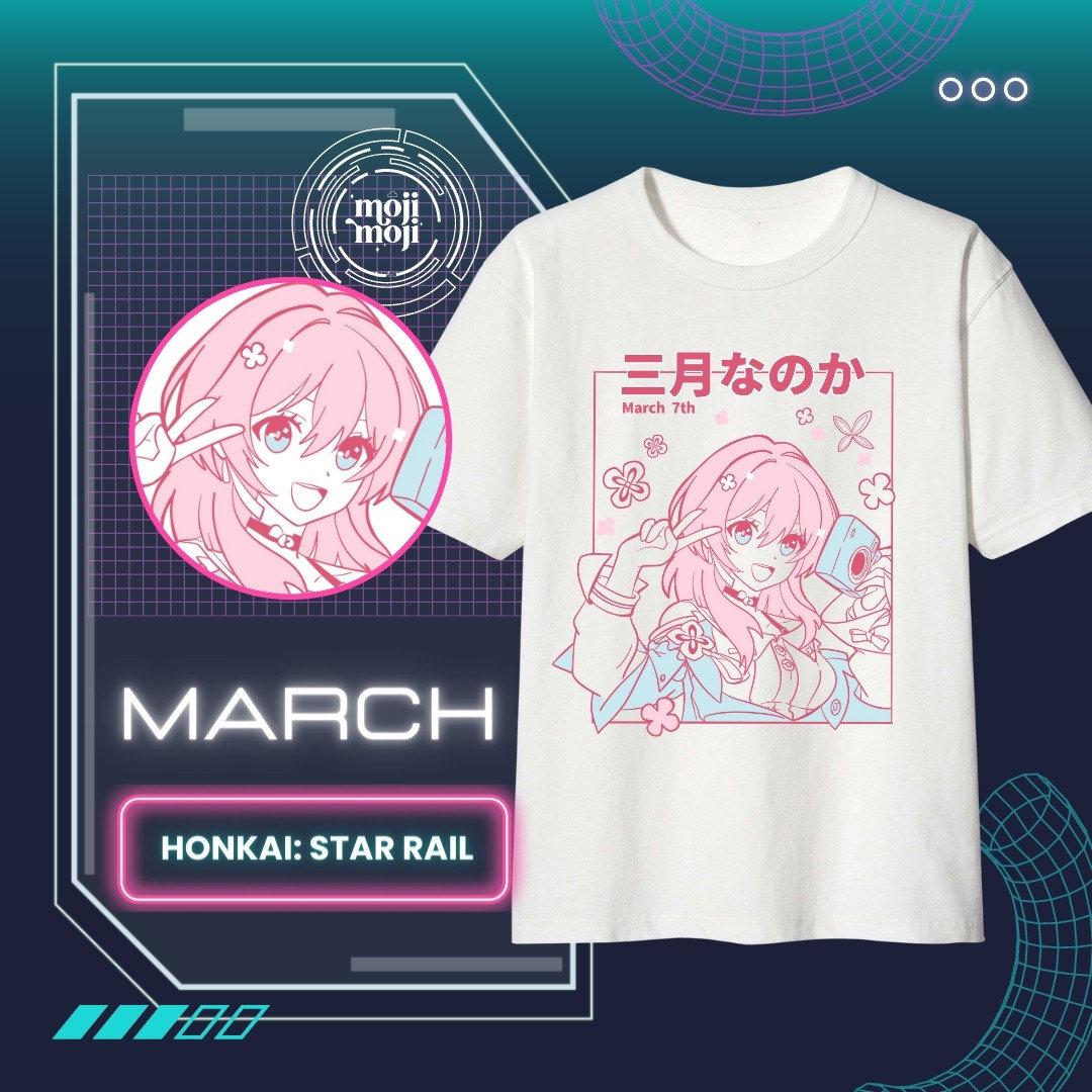 March 7th Honkai Star Rail Shirt Honkai: Star Rail T-shirt - Etsy Canada