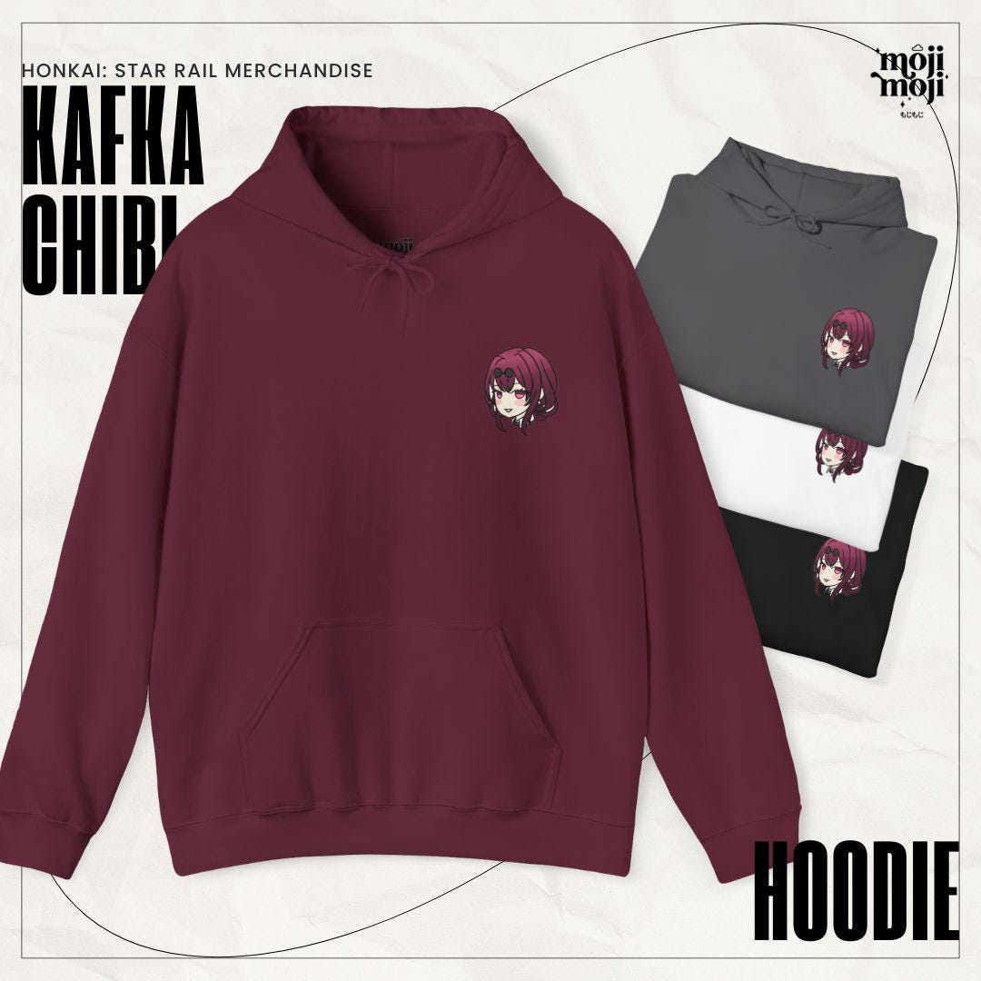 Chibi Kafka Hoodie Sweatshirt Pullover Kafka Merch Honkai Star Rail ...