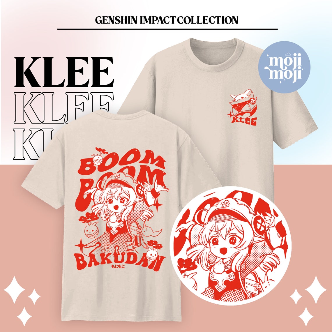 Genshin Impact Klee T-shirt, Genshin Klee Merch, Klee Shirt, Gamer ...