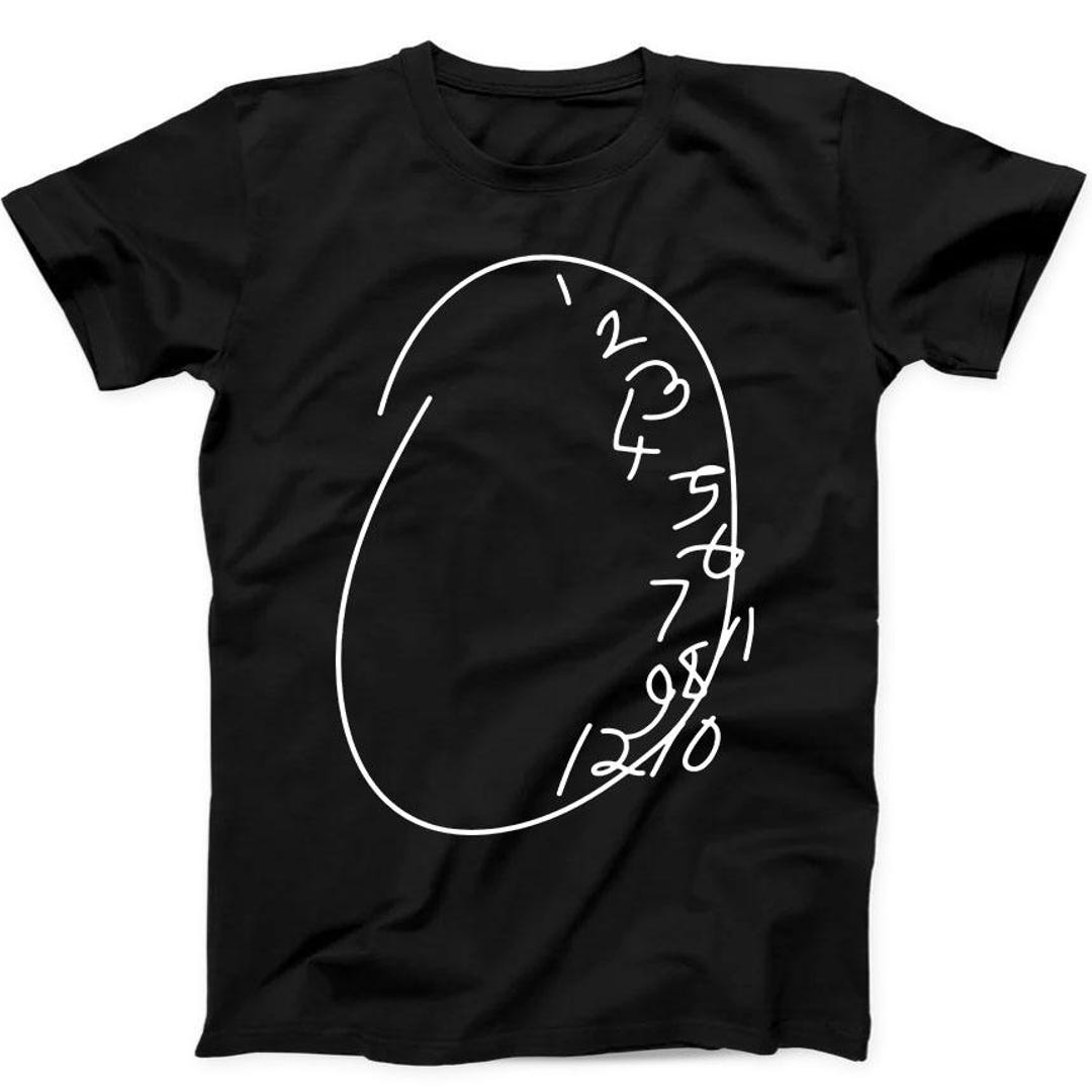Hannibal Lecter Gift Will Graham Distorted Clock Face Gift Tee Black T ...