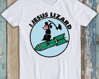The Jesus Lizard T Shirt B2795 Mouse Rock Punk Music Retro Cool Top Tee ...