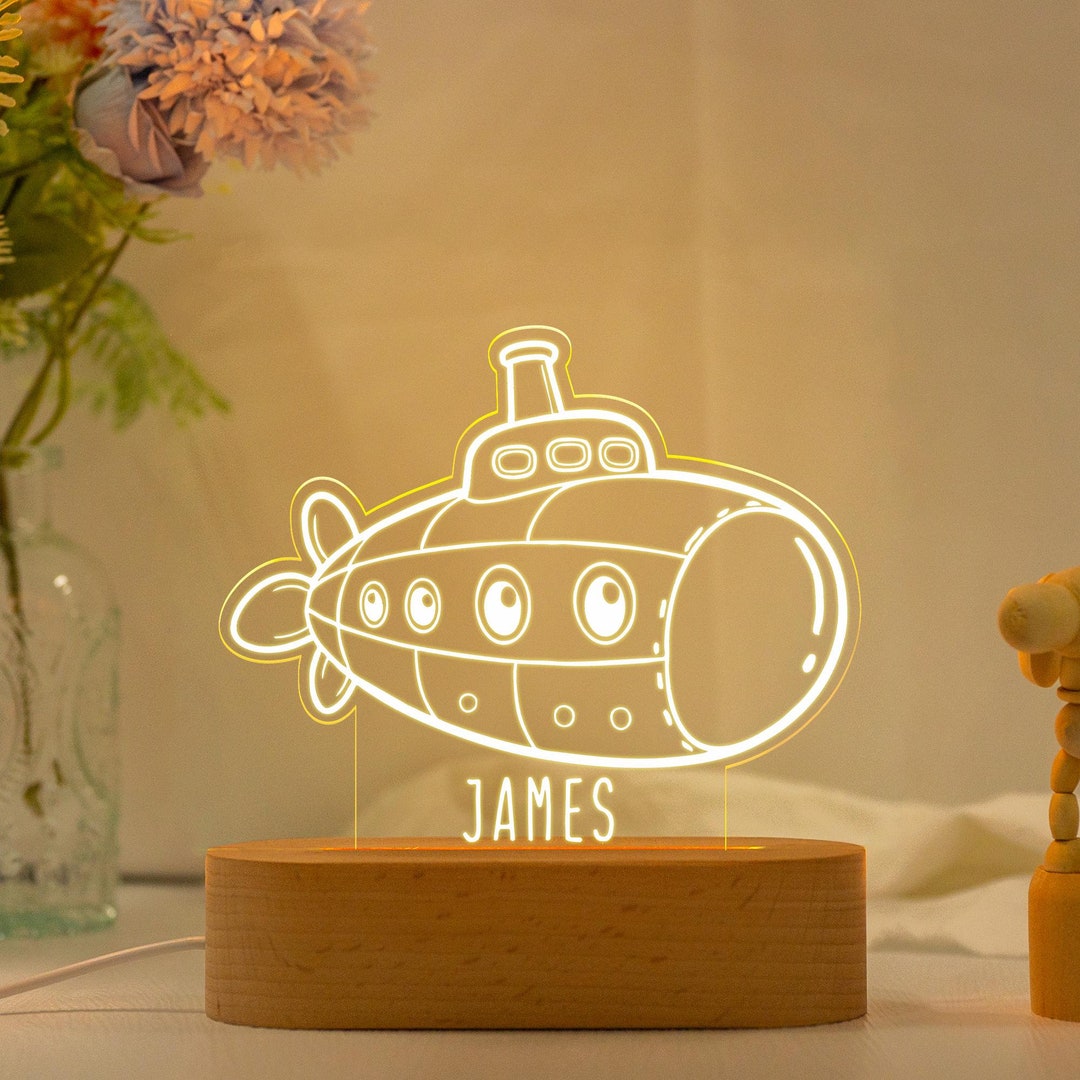 Personalized Submarine Night Lights,children's Night Lights,nursery ...
