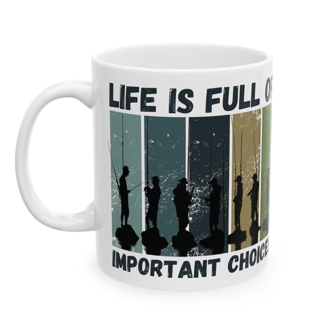 Fishing Mad Mug | Ceramic Coffee Cup - Etsy