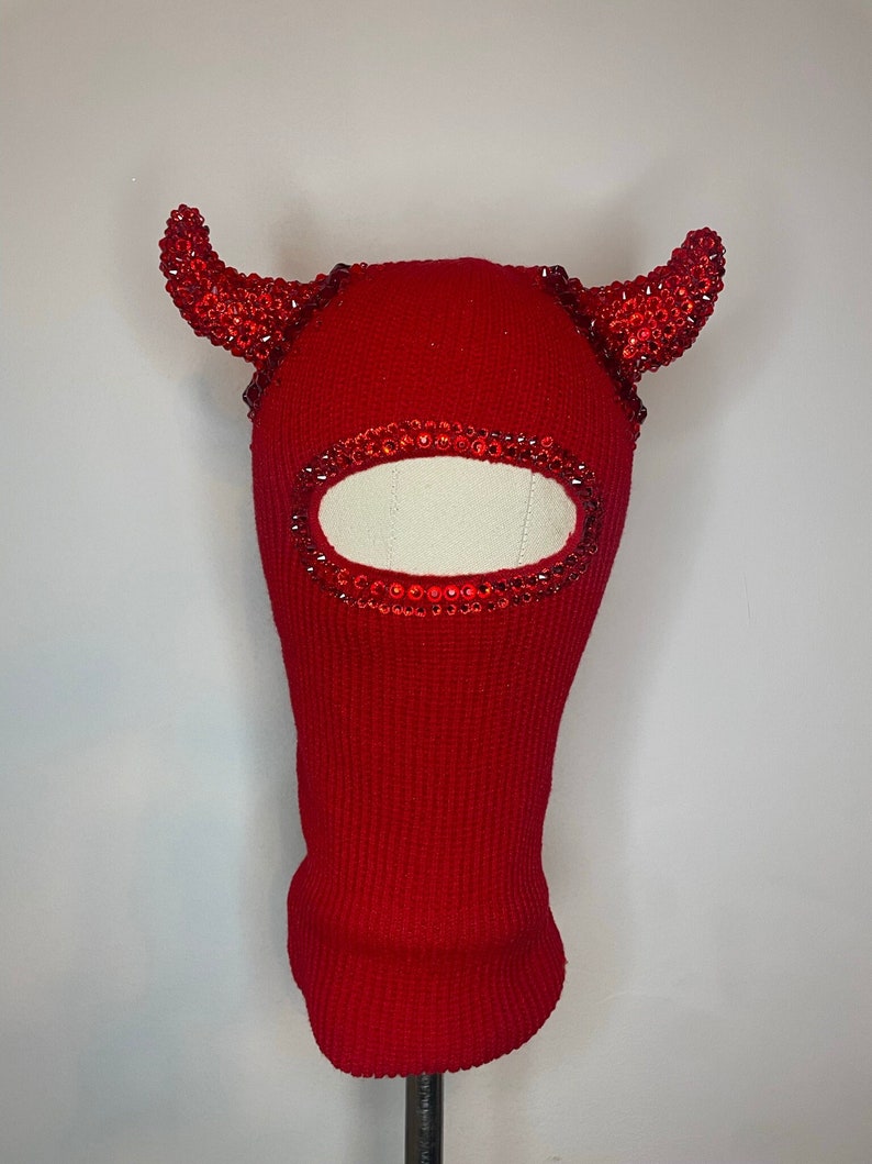 Devil Horn Balaclava - Etsy