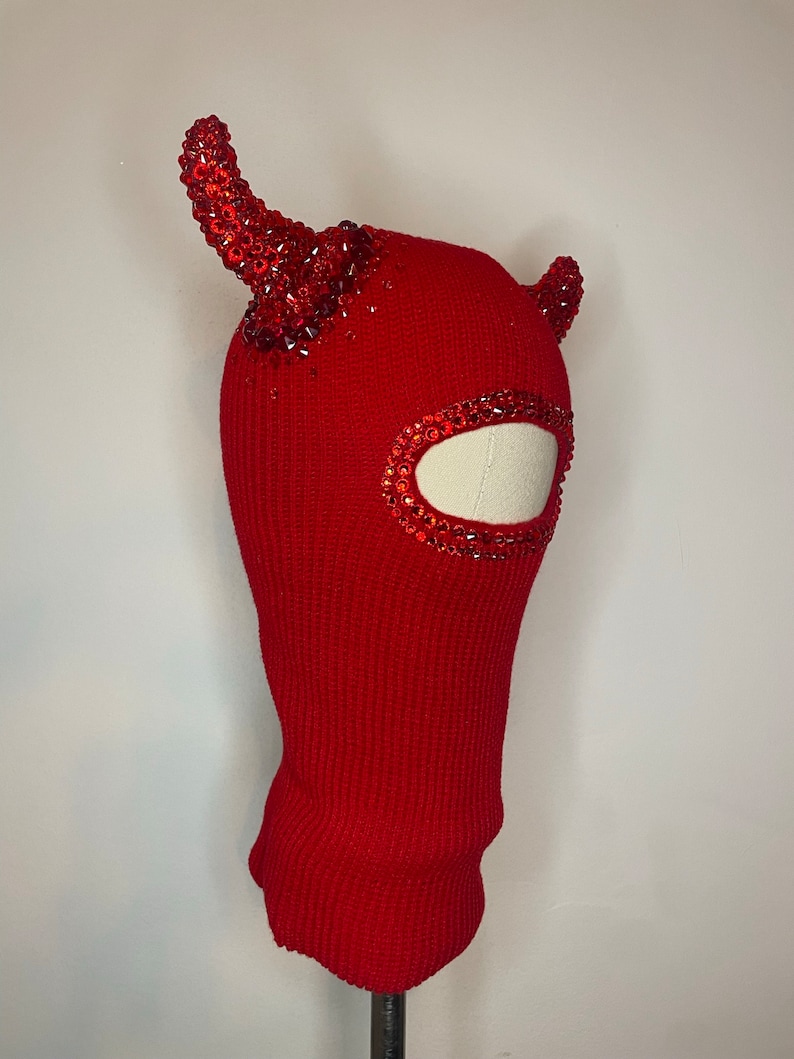 Devil Horn Balaclava - Etsy