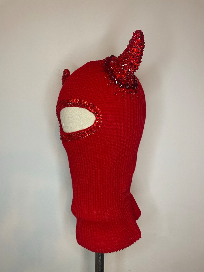 Devil Horn Balaclava - Etsy