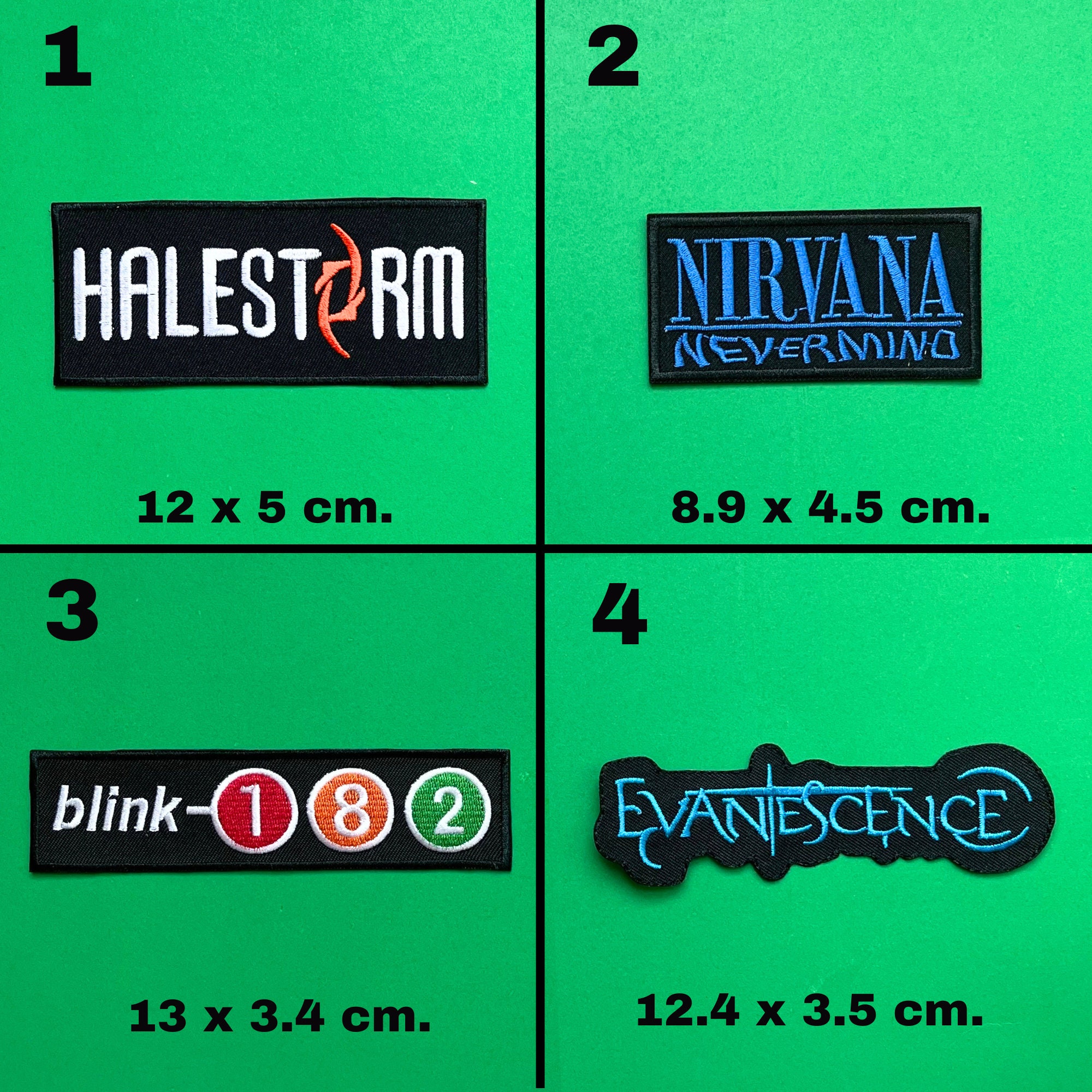 Rock Music Patch / Rock Heavy Metal Patch / Sew or Iron on Embroidered ...