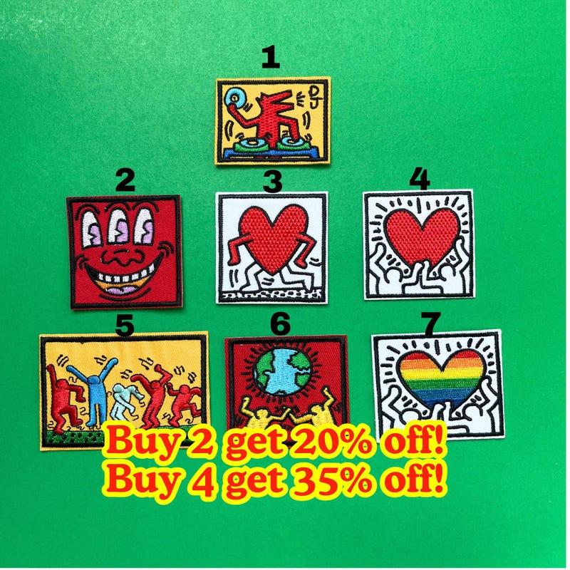 Keith Haring Patch - Etsy