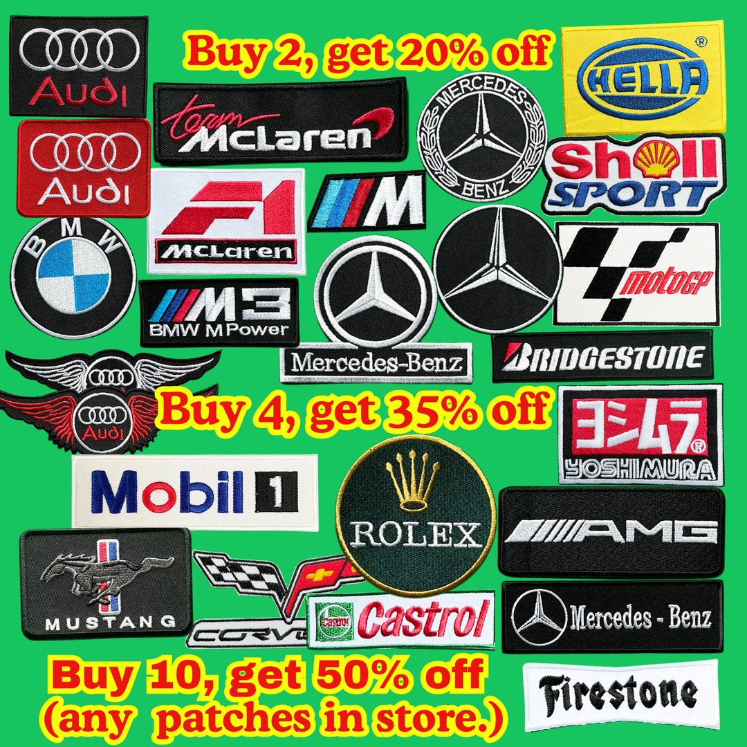 Rolex Patch Yoshimura Patch F1 BMW Patch Mercedes-benz Patch Motorsport ...