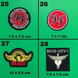 Rock Music Patch / Rock Heavy Metal Patch / Sew or Iron on Embroidered ...