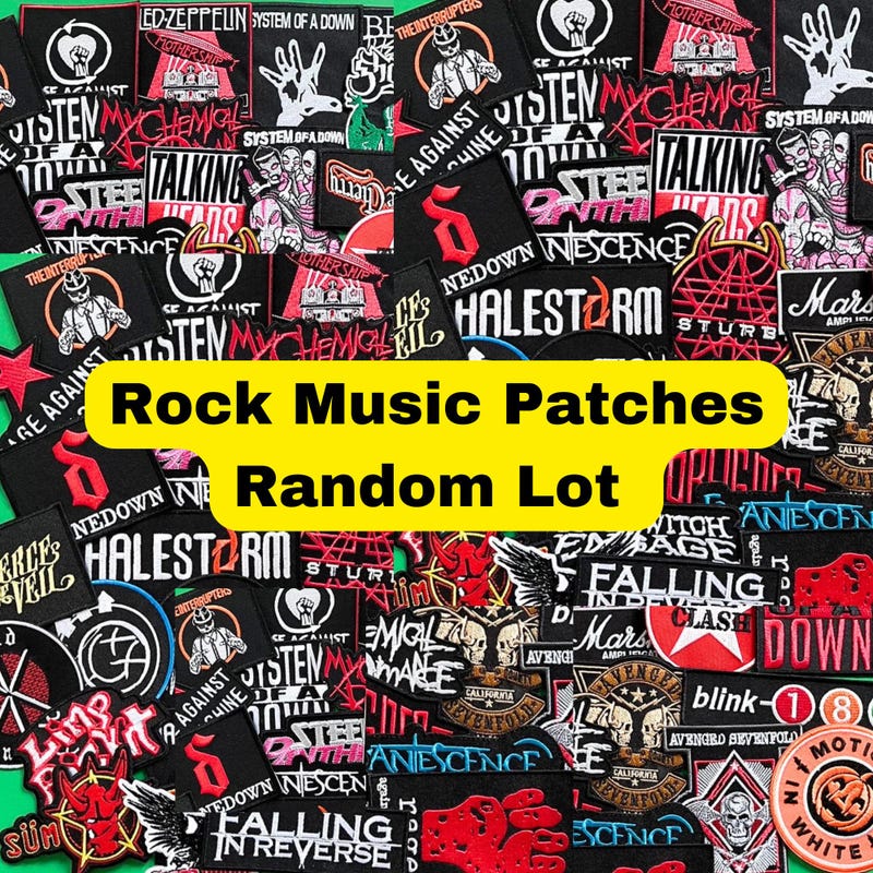 Rock Band Patches - Etsy