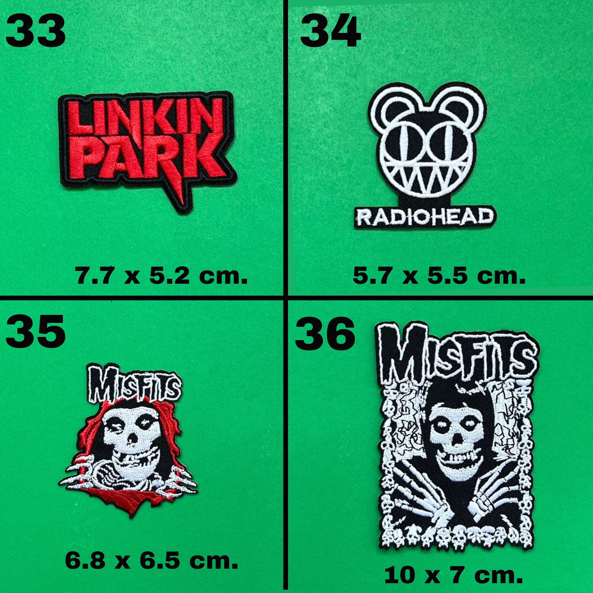 Rock Music Patch / or Iron on Embroidered Music Patches / Rock Heavy ...