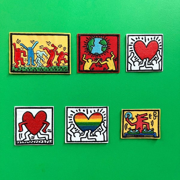 Keith Haring Patch - Etsy