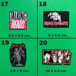 Rock Music Patch / Rock Heavy Metal Patch / Sew or Iron on Embroidered ...