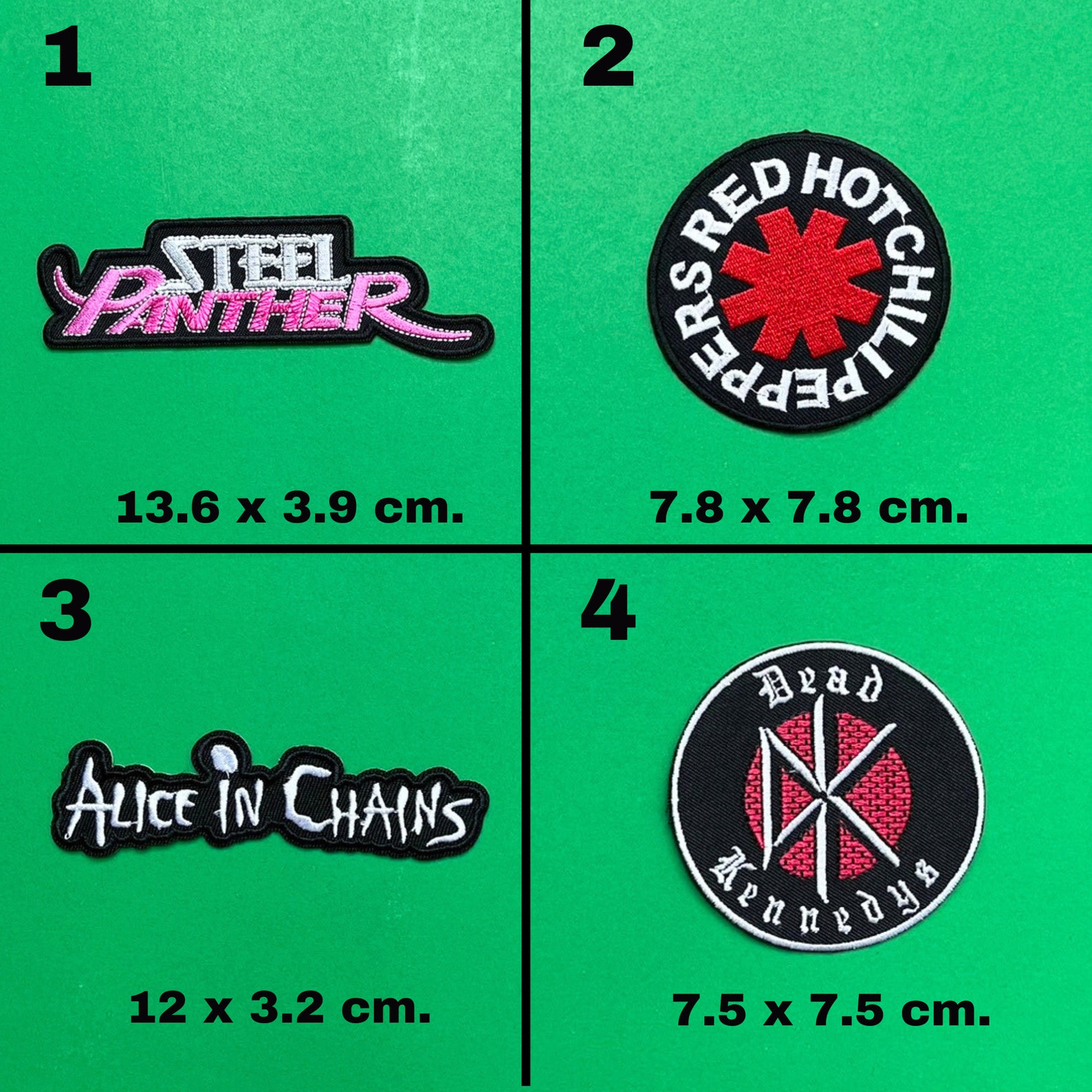 Rock Music Patch / or Iron on Embroidered Music Patches / Rock Heavy ...