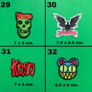 Rock Music Patch / Rock Heavy Metal Patch / Sew or Iron on Embroidered ...