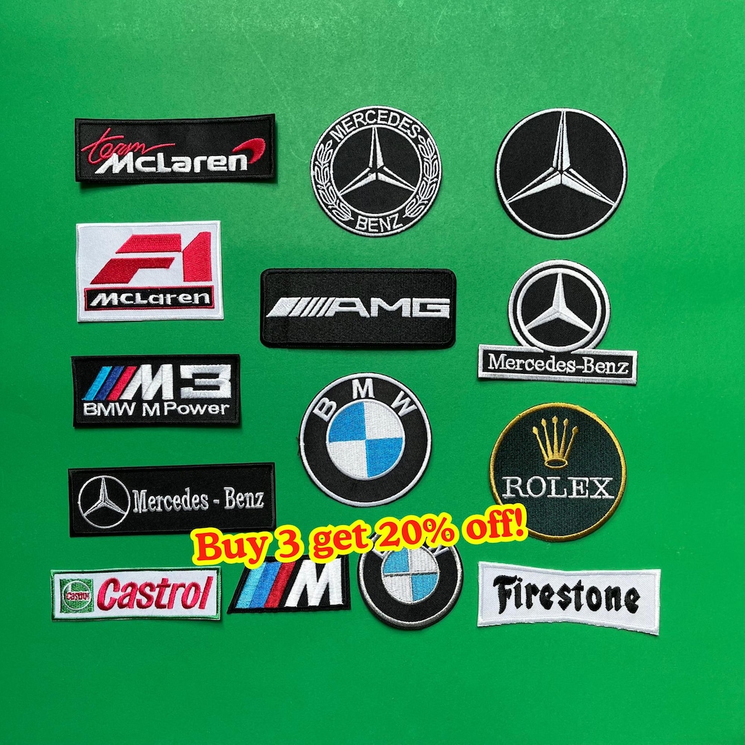 Mercedes-benz Patch BMW Patch Mclaren Formula One Patch / Motorsport ...