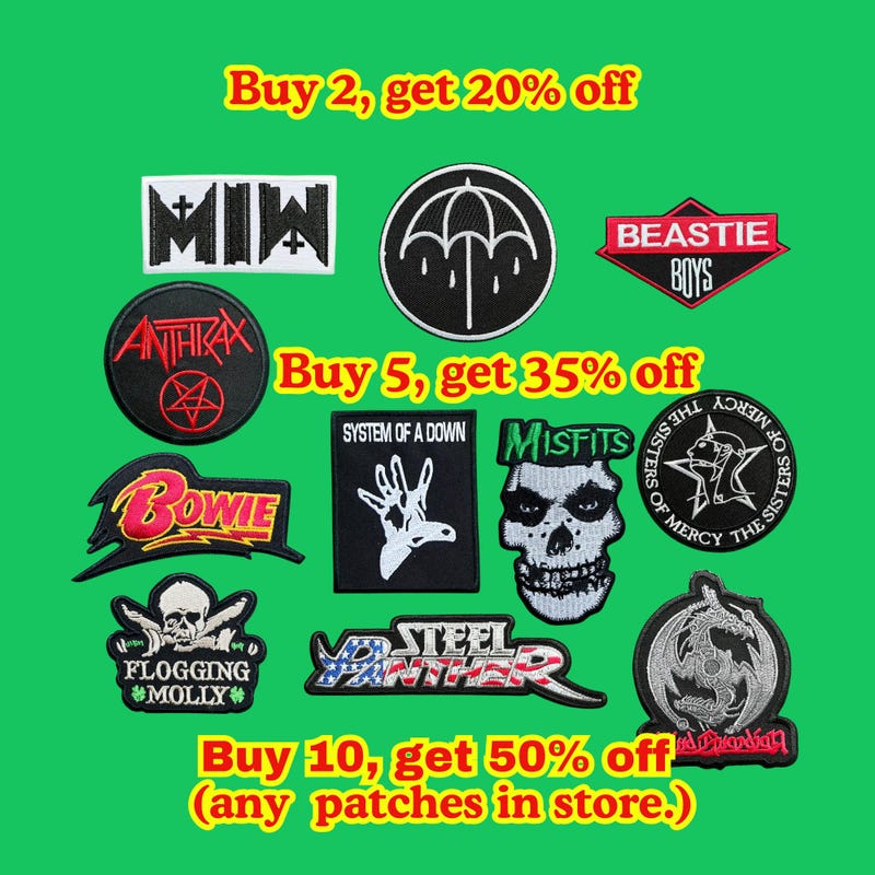 Band Patches - Etsy