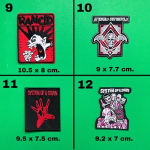 Rock Music Patch / Rock Heavy Metal Patch / Sew or Iron on Embroidered ...