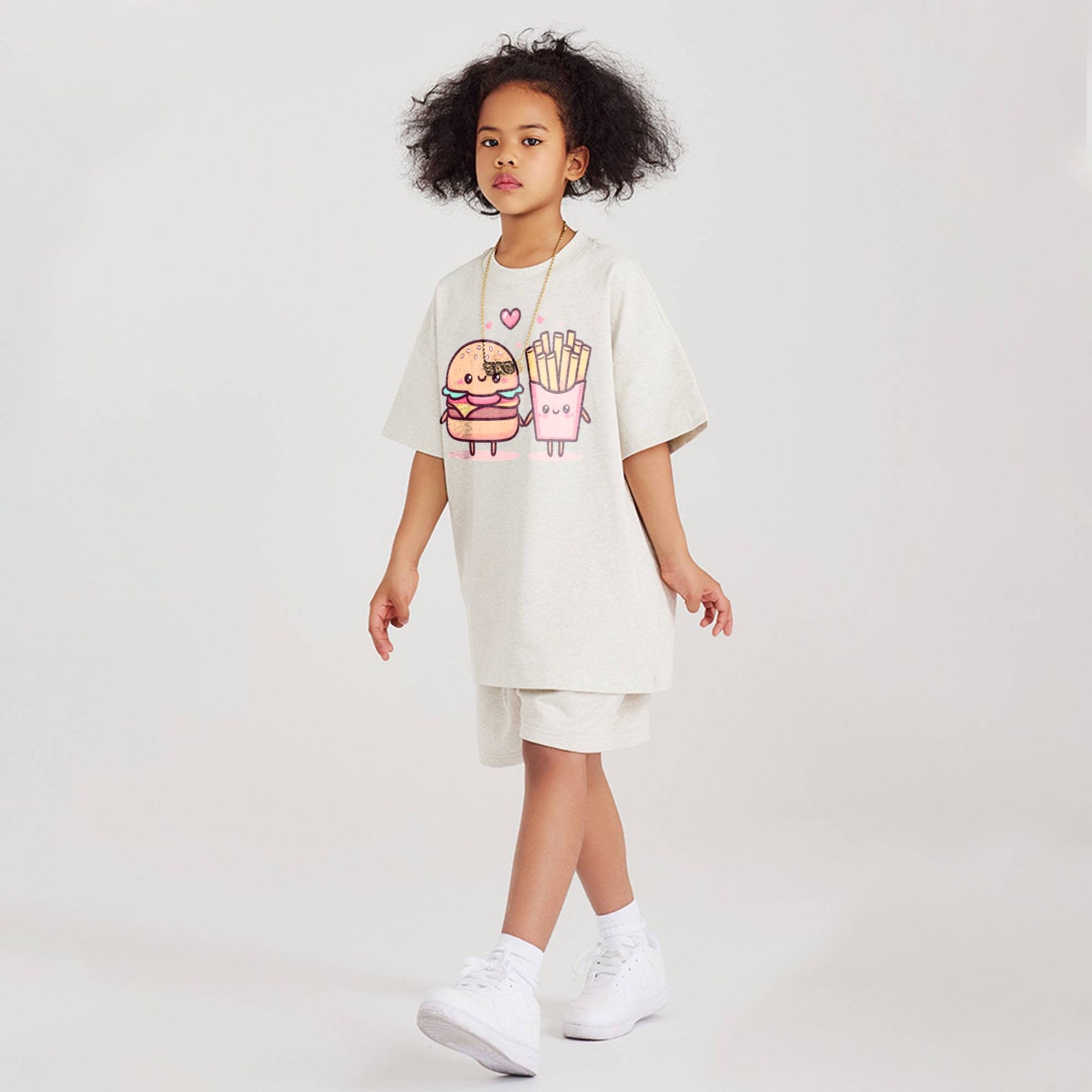 Cute Girls Print T-shirt, Streetwear for Kids, Street Fashion for Kids ...