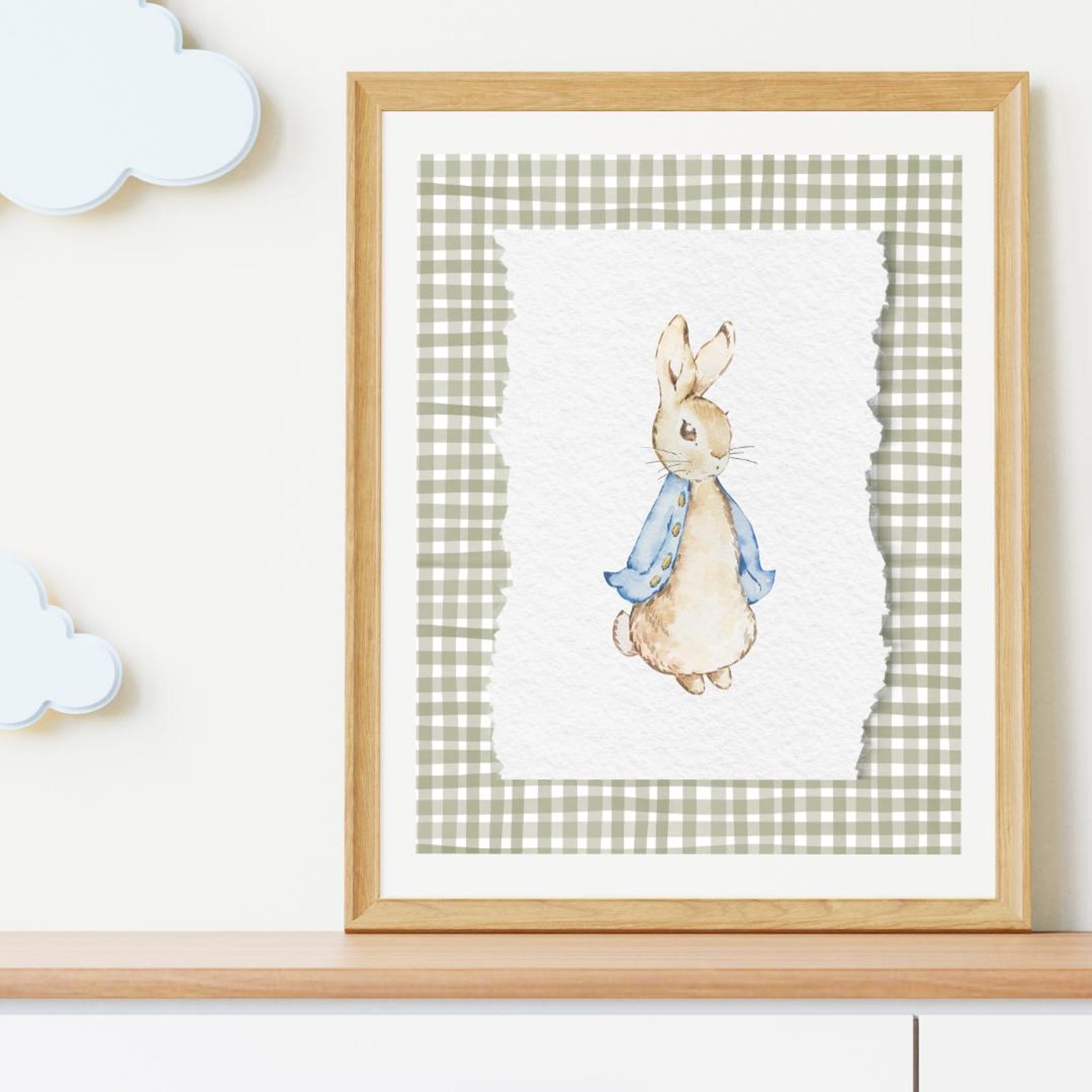 Peter Rabbit Watercolor Print | Vintage Nursery Art (digital Download ...